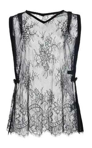 SIR. Ingrid Lace Top - Black