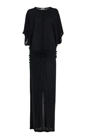 THE ROW Delyra Maxi Dress - Black