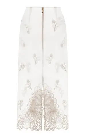 Agua Bendita Chlorella Tristan Silk Maxi Skirt