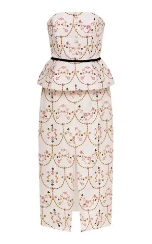 Agua Bendita Centella Hechizo Linen Maxi Dress - Multi