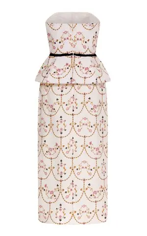 Agua Bendita Centella Hechizo Linen Maxi Dress