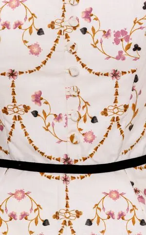 Agua Bendita Centella Hechizo Linen Maxi Dress