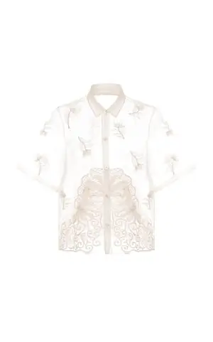 Agua Bendita Pensamiento Tristan Silk Top - Multi