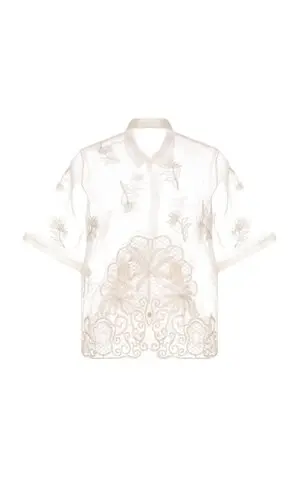 Agua Bendita Pensamiento Tristan Silk Top