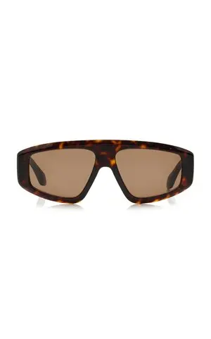 Alaïa Square-framed Acetate Sunglasses - Brown