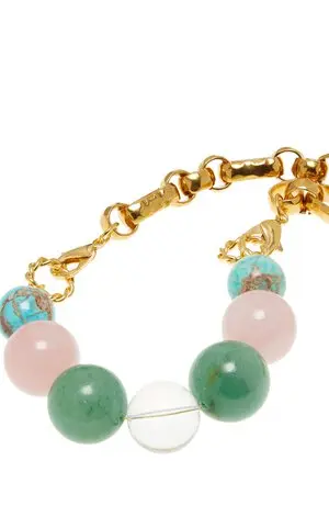 Sylvia Toledano Bubbles 22k Gold-plated Brass -stone Necklace