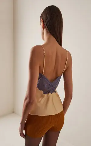 Saint Laurent Silk Satin Top