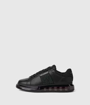 Karl Lagerfeld Kapri Kushion Rhinestone Sneakers - Black