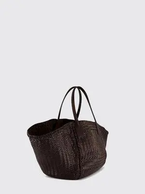 Dragon Diffusion Woven Leather Shoulder Bag - Brown