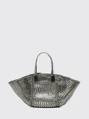 Dragon Diffusion Woven Leather Shoulder Bag - Green