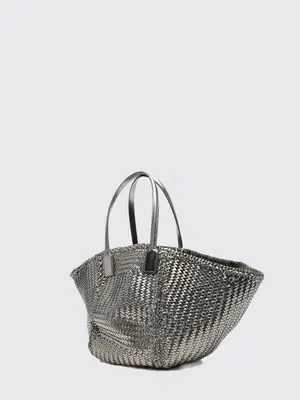 Dragon Diffusion Woven Leather Shoulder Bag - Green
