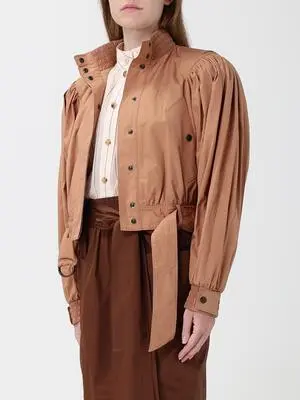 Chloé Cotton Poplin Cropped Jacket - Beige
