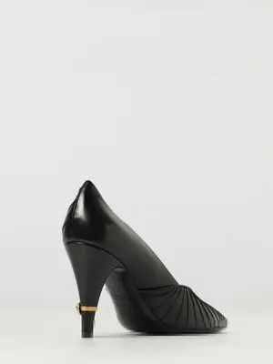 Versace And Brown Lambskin Pumps