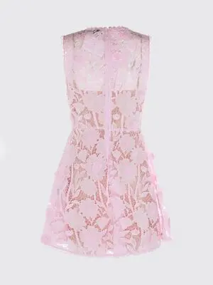 SELF-PORTRAIT A-line Off-the-shoulder Lace Ceremony Mini Dress