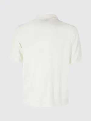 KANGRA Short-sleeved Polo Shirt Knitted In Silk And Cashmere - Butter