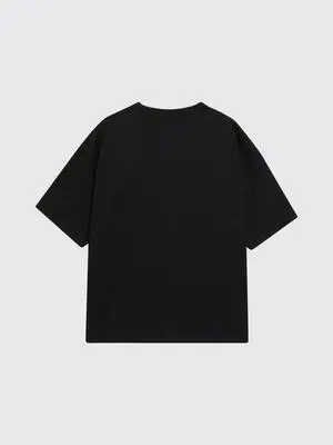 Fear Of God Crewneck T-shirt In Cotton With Embroidered Logo And Dropped Shoulders