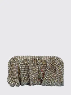 Benedetta Bruzziches Venus La Grande Draped Clutch Bag With Set Rhinestones