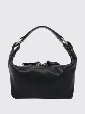 MARGESHERWOOD Mini Leather Hobo Bag With Studs, Fringes And Star Embroidery