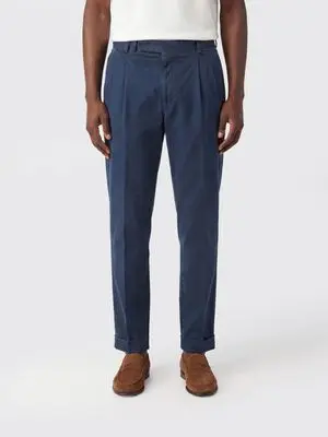 PT TORINO Slim Fit Cotton Chino Trousers With Slash Pockets