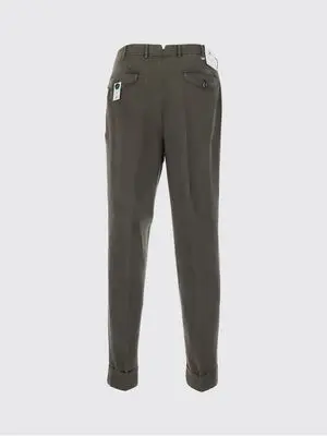 PT TORINO Slim Fit Linen And Cotton Blend Chino Trousers