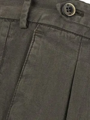 PT TORINO Slim Fit Linen And Cotton Blend Chino Trousers
