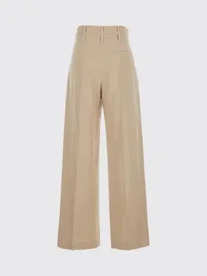 TELA High-waisted Linen And Cotton Wide-leg Tailored Trousers