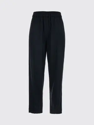 TELA Slim Fit Virgin Wool-blend Skinny Trousers With Elastic Waist