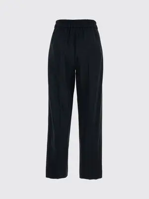 TELA Slim Fit Virgin Wool-blend Skinny Trousers With Elastic Waist
