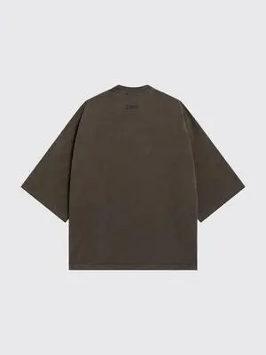 Fear Of God Relaxed Fit Cotton T-shirt With Contrast Logo And Dropped Shoulders