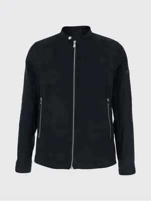 TATRAS Slim Fit Suede Leather Biker Jacket