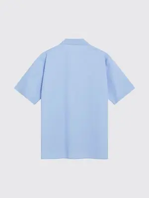 MAISON MARGIELA Striped Cotton Bowling Shirt With Short Sleeves