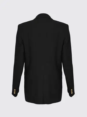 Tagliatore Double-breasted Viscose Blend Blazer With Metallic Buttons