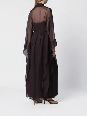 Alberta Ferretti Silk Maxi Dress