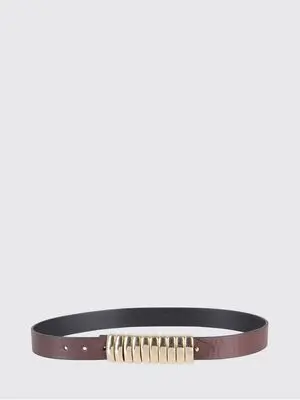 Federica Tosi Adjustable Smooth Leather Belt With Pin Buckle - Brown
