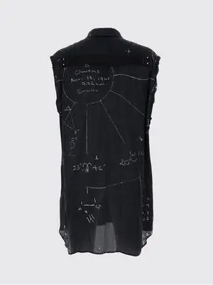 Rick Owens Graphic Print Sleeveless Shirt