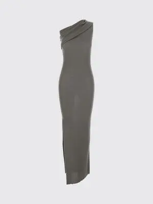 Rick Owens Asymmetric One-shoulder Knit Midi Dress