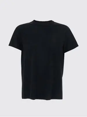 Rick Owens Crewneck T-shirt In Pure Cotton Jersey - Black