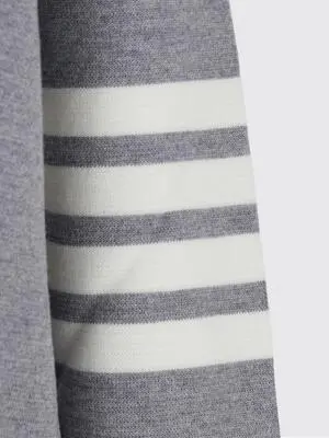Thom Browne Wool V-neck Cardigan With 4-bar Detail