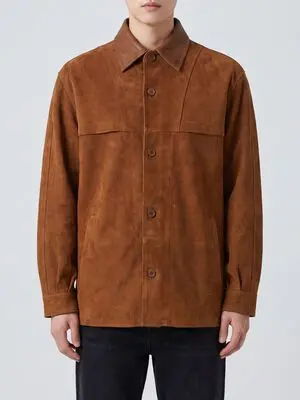 SUNFLOWER Suede Shirt Jacket - Camel