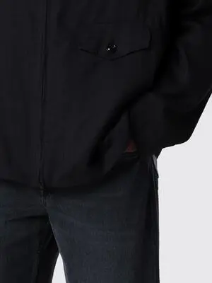 Our Legacy Relaxed Fit Nylon Zip-up Shirt Jacket