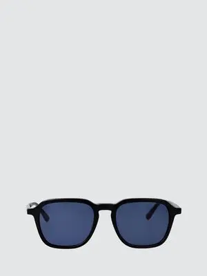 Calvin Klein Aviator Acetate Sunglasses With Cr-39 Lenses - Black
