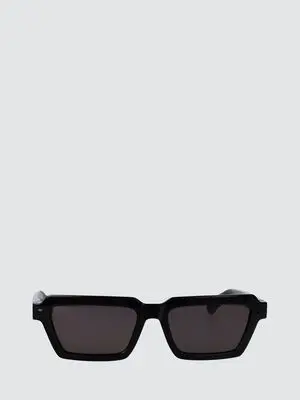 Calvin Klein Acetate Cat-eye Sunglasses With Monogram Logo - Black