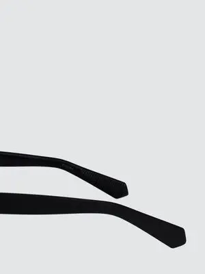 Calvin Klein Acetate Cat-eye Sunglasses With Monogram Logo - Black