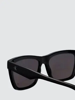 Calvin Klein Acetate Aviator Sunglasses With Monogram