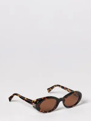 Miu Miu Oval Tortoiseshell Acetate Sunglasses - Multicolor