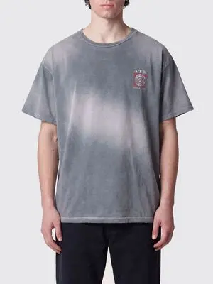 GALLERY DEPT. Abstract Logo Print Cotton T-shirt With Dropped Shoulders - Black