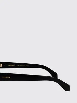 FERRAGAMO Tortoiseshell Rectangular Shield Sunglasses