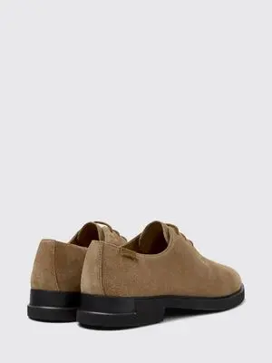 Camper Suede Derby Shoes With Low Heel And Xl Extralight® Sole