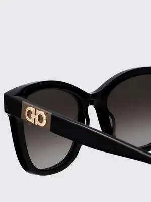 FERRAGAMO Rectangular Cat-eye Acetate Sunglasses