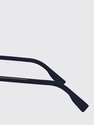Lacoste Aviator Acetate Sunglasses With Amber Lenses And Monogram Logo - Blue